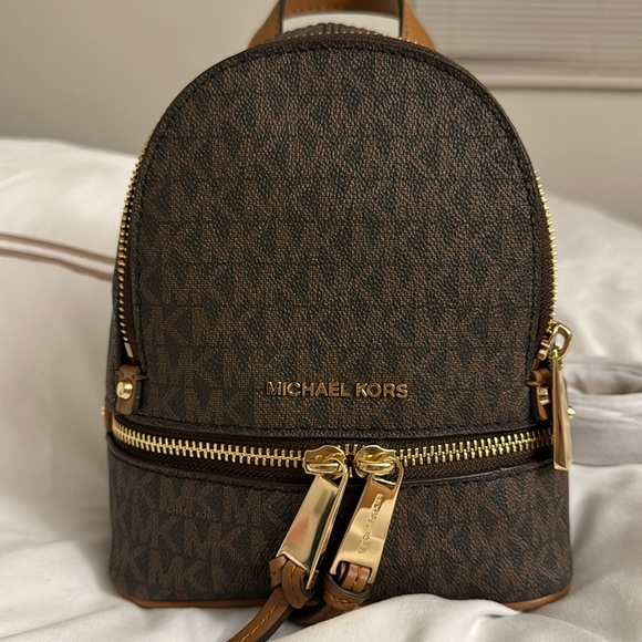 Michael Kors | Bags | Rhea Mini Logo Backpack | Poshmark